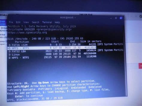 Mit Testdisk Partitioneneinhängepunkte Restaurieren Computer Pc