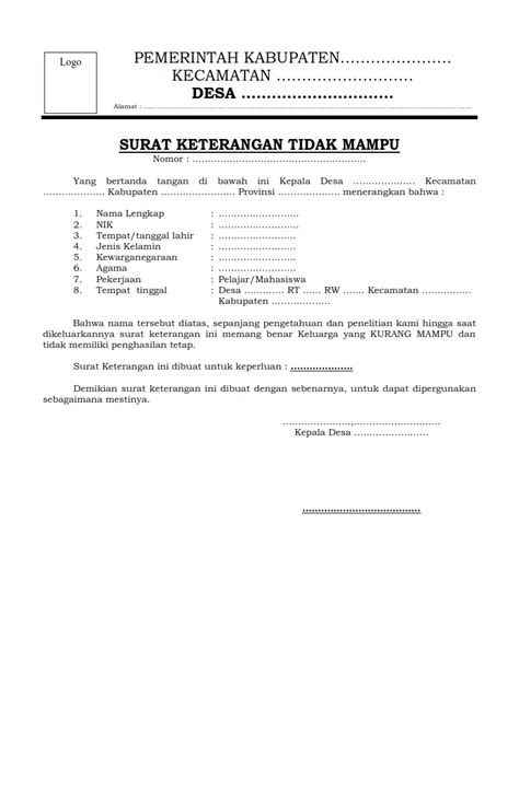 Cara Mendapatkan Sktm Desa