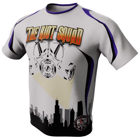 Riot Squad White Bowling Jersey Uba Apparel