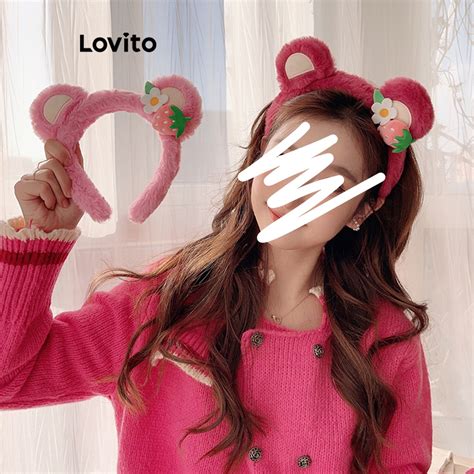 Lovito Fofo Tiara De Cabelo Feminina De Desenho Flores LFA08144