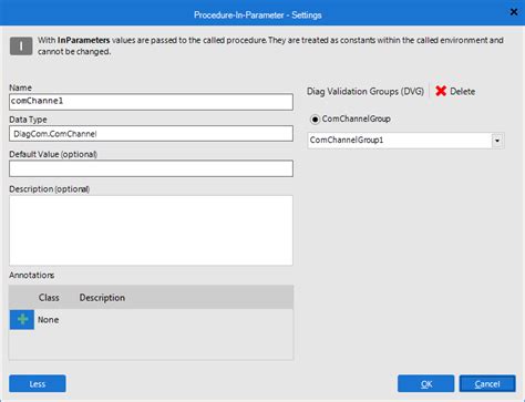 Open Test Framework Diag Validation Groups Dvg