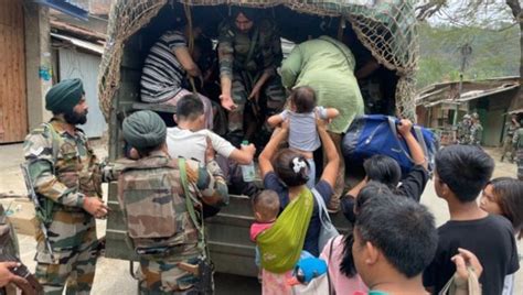 Indian Army Assam Rifles Successfully Rescue Over 23000 Civilians In