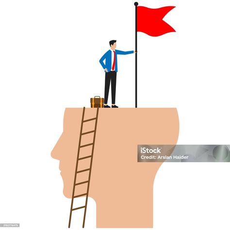 성공을 위한 경력 성장 및 개발 업무 또는 비즈니스 성공 마인드셋의 성공을 위한 멘토 또는 영감 비즈니스 목표 기호에 대한 위험