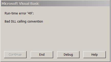 How To Resolve Ms Access Bad Dll Calling Convention Error 49 Repair MS Access File
