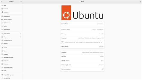 Ubuntu Logo In About Section In Gnome Settings Issue Ubuntu