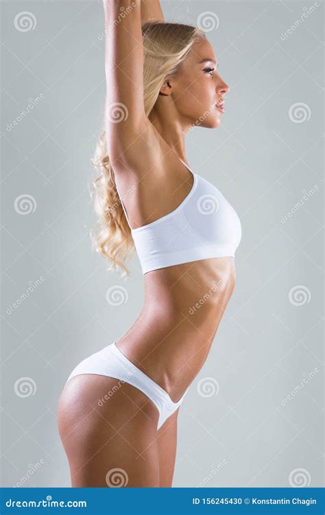 Beautiful Fitness Woman Stock Photo Image Of Isolated