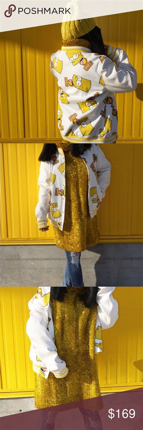 Bart Simpson Jacket Bart Simpson Jackets Leather Sleeve