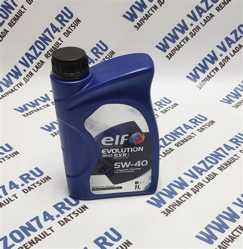 Купить моторное масло 5w-40 evolution 900 sxr 1л. elf для ВАЗ 2180 ...