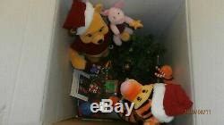 Disney Winnie The Pooh Tigger Piglet Tree Animated Christmas Motionette