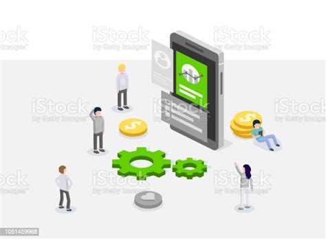 Ux 나 Ui 디자인 개념입니다 Infographic 장치 주위에 서 있는 사람들 소프트웨어 그룹 전화 Seo 프로그래밍을 위한