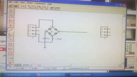 Schematic Diagram Using Express Pcb Youtube