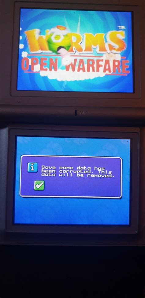 cannot overwrite cartridge data r nds