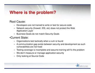 Applicaiton Security Building The Audit Program Ppt