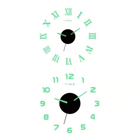 GRANDE HORLOGE MURALE sans cadre surdimensionnée à faire soi même