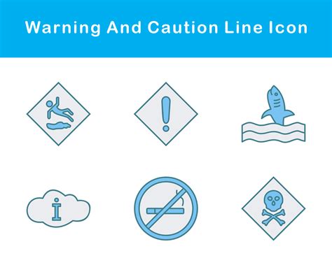 Warning And Caution Vector Icon Set Vector Art At Vecteezy