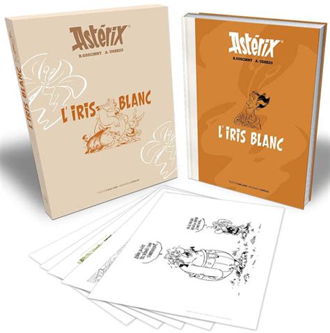 Asterix L Iris Blanc T40 Tome 40 Edition Deluxe Limitee Artbook
