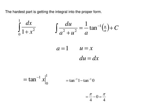 PPT Inverse Trigonometric Functions Integration PowerPoint Presentation ID