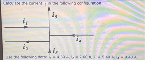 Solved Calculate The Current I In The Following Chegg Com