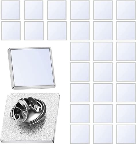 30 Pcs Sublimation Blank Pins Diy Button Badge Kit