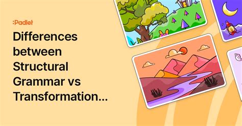 Differences Between Structural Grammar Vs Transformationalgenerative