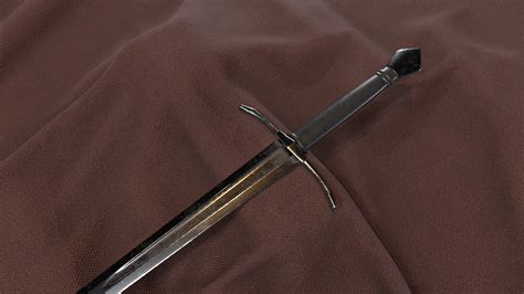 Bastard Sword 3d Model By Nico Ni
