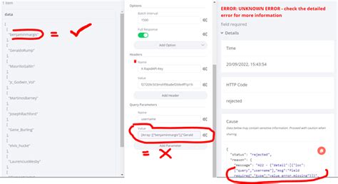 request variables in query parameters questions n8n