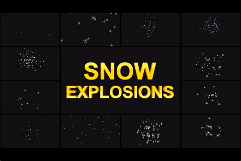 2d Snow Explosions Vfx Unity Asset Store