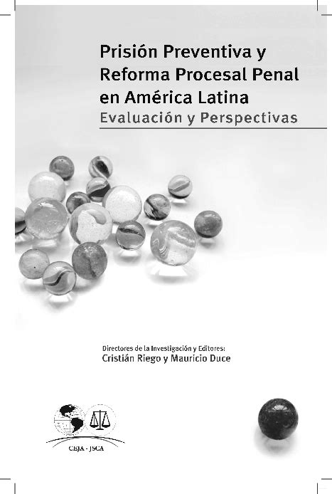 Pdf La Prisión Preventiva En Chile El Impacto De La Reforma Procesal