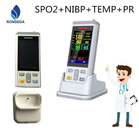 Small Size 35 Inch Portable Vital Signs Monitor With Pc Software Oled