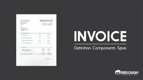 What Is An Invoice Components Types And Templates Feedough