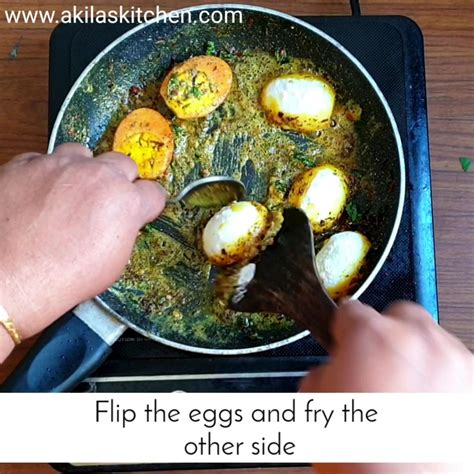 Easy Egg Pepper Fry Muttai Milagu Varuval Learning To Cook