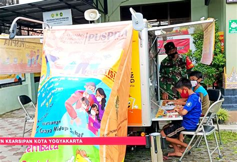 KODIM 0734 KOTA YOGYAKARTA TINGKATKAN MINAT BACA BABINSA WARUNGBOTO