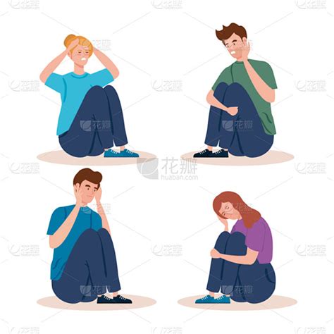 人群暴力恐惧惊骇恐怖女人绘画插图卡通发狂的问题