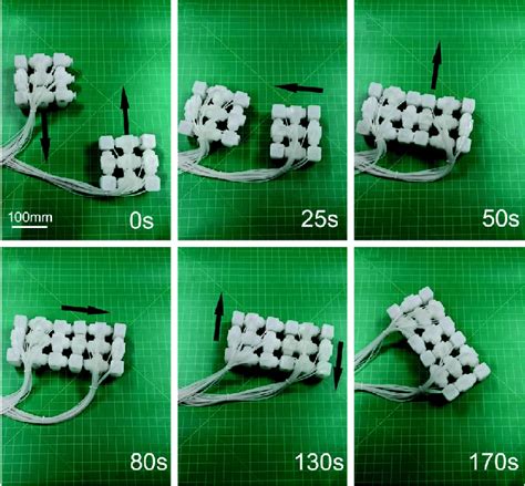 Automatic Connection Process Of Omnidirectional Crawling Robots
