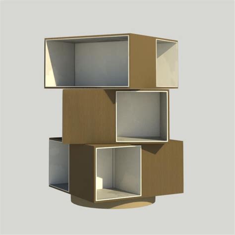 Bookcase Revit 3d Turbosquid 1465912