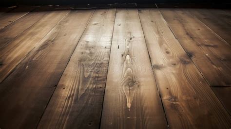 Haunted Footsteps On A Creaky Wooden Floor Stock Illustration