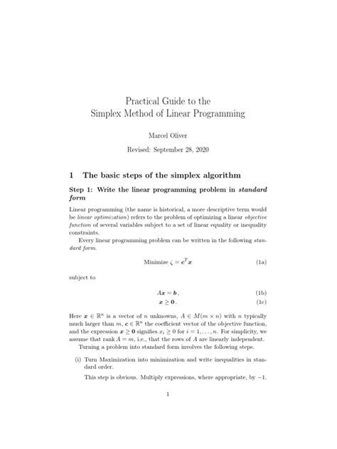 linear programming 101 download free pdf linear programming