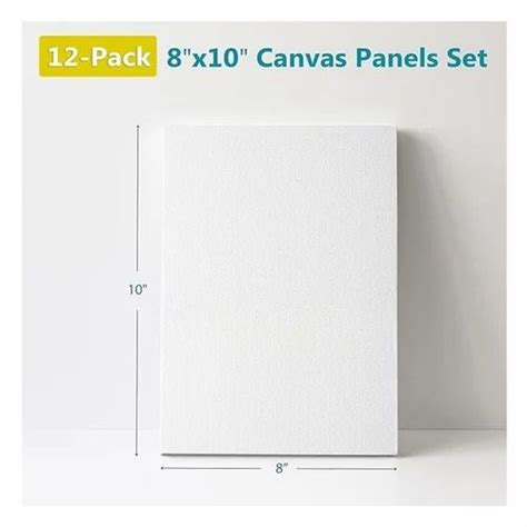 White Artright Rectangle Canvas Board Size 8 X 10 Inch At ₹ 60piece