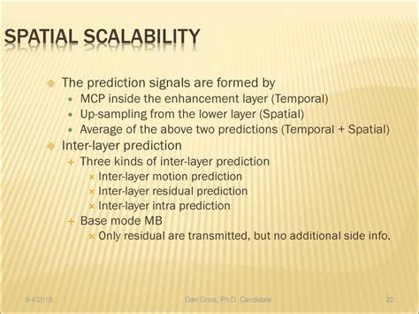 Overview Of The Scalable Video Coding Ppt Download