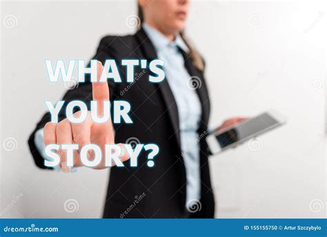 Conceptual Hand Writing Showing What S Your Story Question Business Photo Text Asking