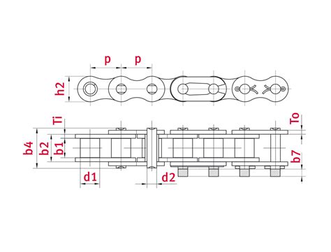 Roller Chain 08b 1 Stainless Steel Elite