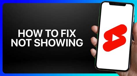 How To Fix Youtube Shorts Not Showing Tutorial Youtube