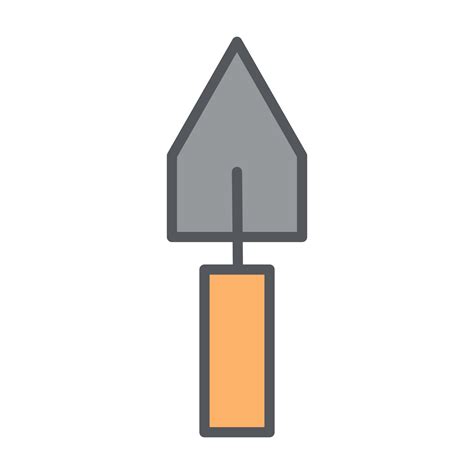 Brick Spoon Minimalist Construction Tools Icon Collection Set 10834725 Png