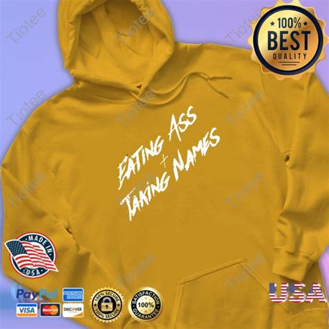 Eating Ass And Taking Names T Shirt Tiotee
