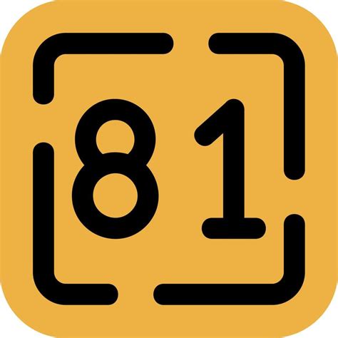 Eighty One Skined Filled Icon 41865986 Vector Art At Vecteezy