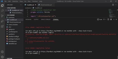 Chapter 7 Unable To Compile Error HH600 Compilation Failed