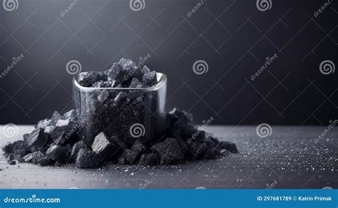 Himalayan Black Rock Salt Used In South Asia Himalayas Pakistan Stock
