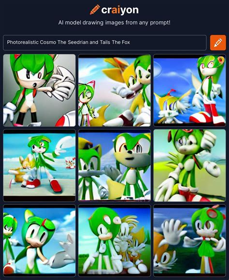 Photorealistic Sonic Characters From Craiyon Ai Rsonicthemovie