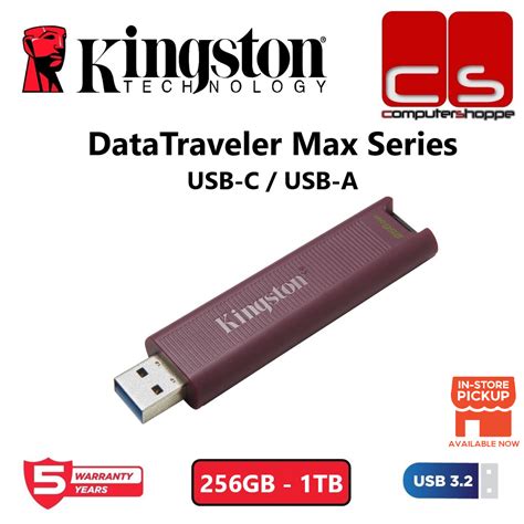 Kingston Datatraveler Max Usb 32 Gen 2 Series Flash Drive Type C