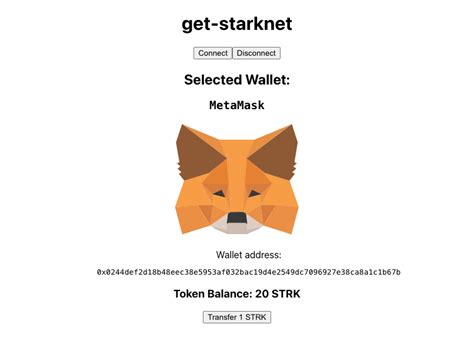 Create A Simple Starknet Dapp Metamask Developer Documentation